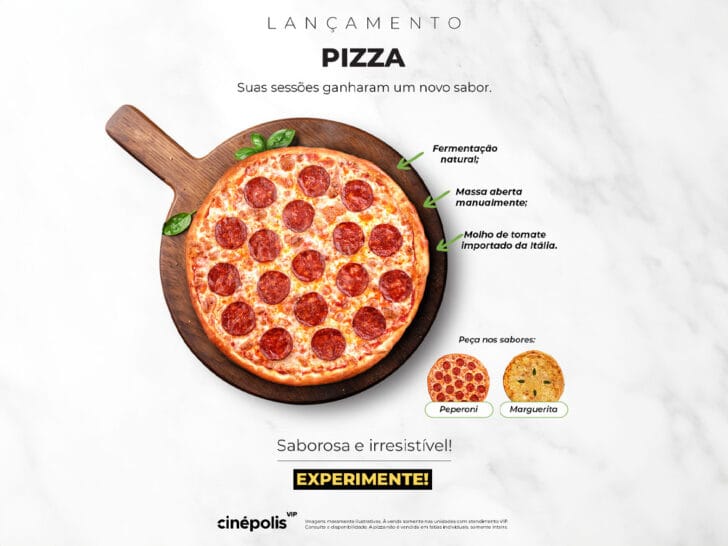 Conheça a novidade do cardápio da Cinépolis