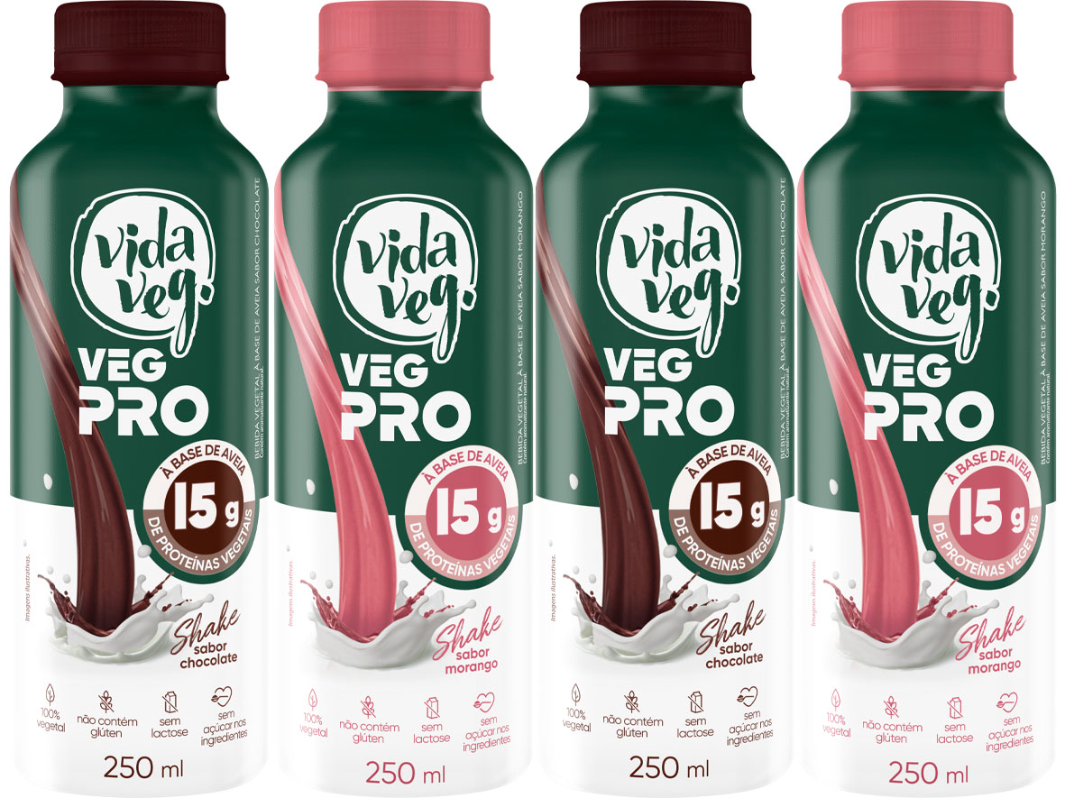 VidaVeg lança shake proteico com sabor