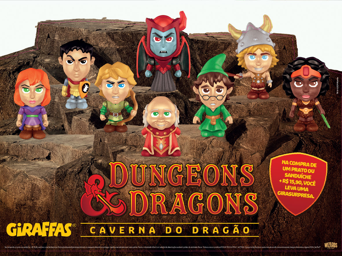 Veja os novos brindes do Giraffas