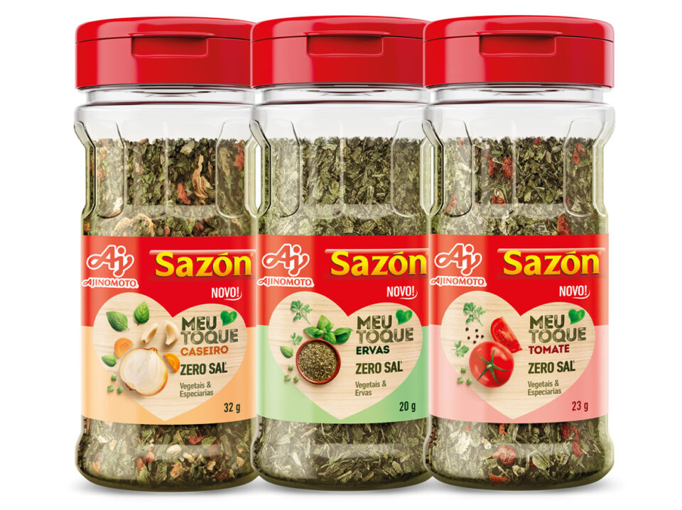 Conheça a nova linha de Sazón, "Meu Toque"
