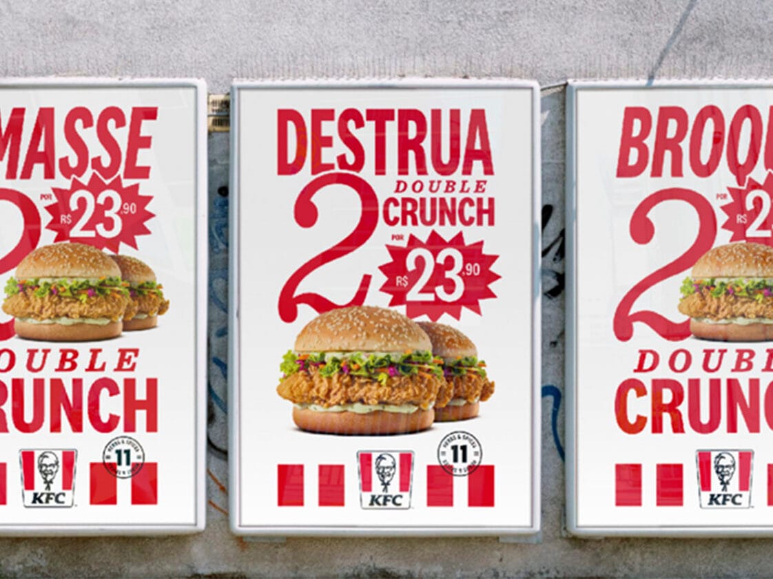 Promoção 2 Double Crunch do KFC