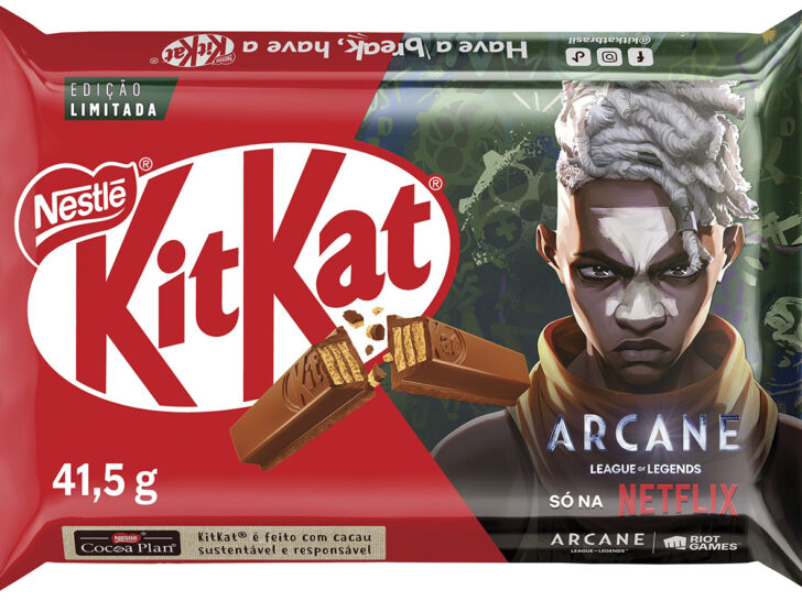 KitKat lança chocolates com embalagens de Arcane