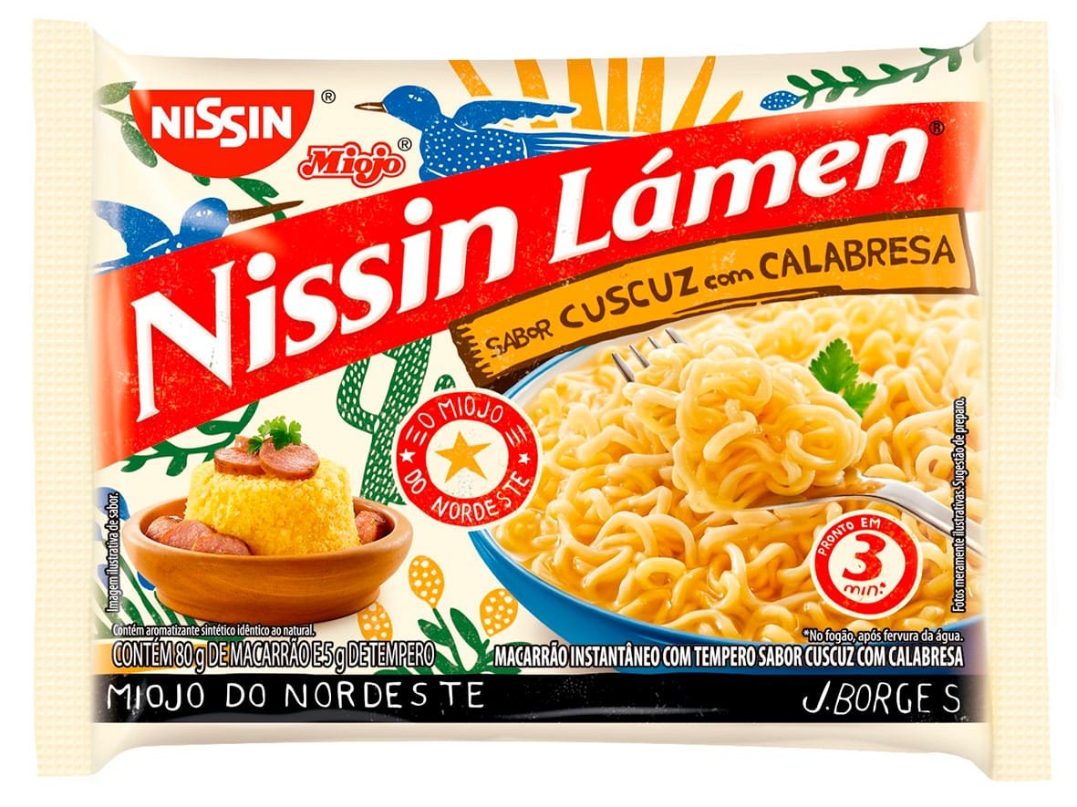 Nissin lança lámen com novo sabor