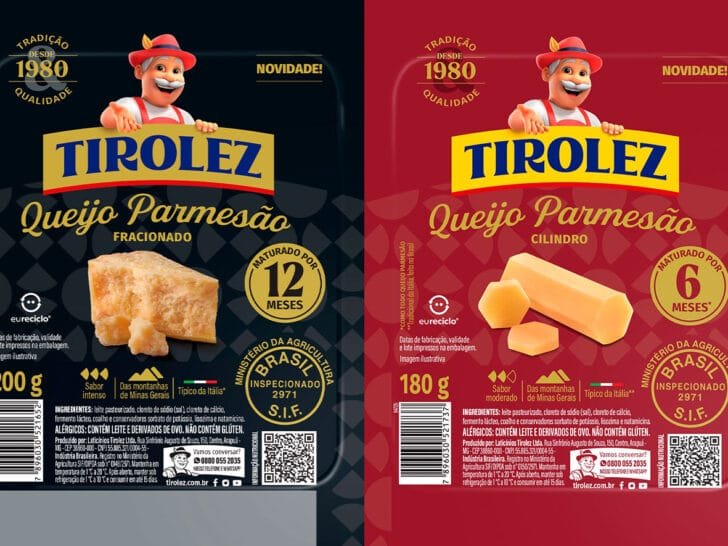Tirolez celebra 45 anos com lançamentos de queijos Parmesão