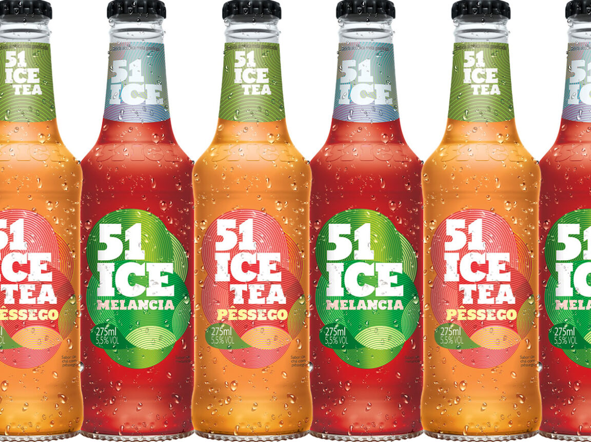 51 ICE lança sabores Tea Pêssego e Melancia e amplia portfólio