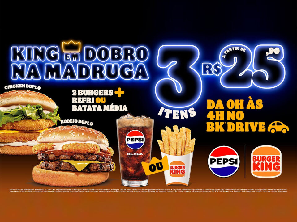 Mega Stacker entra em promoção no Burger King