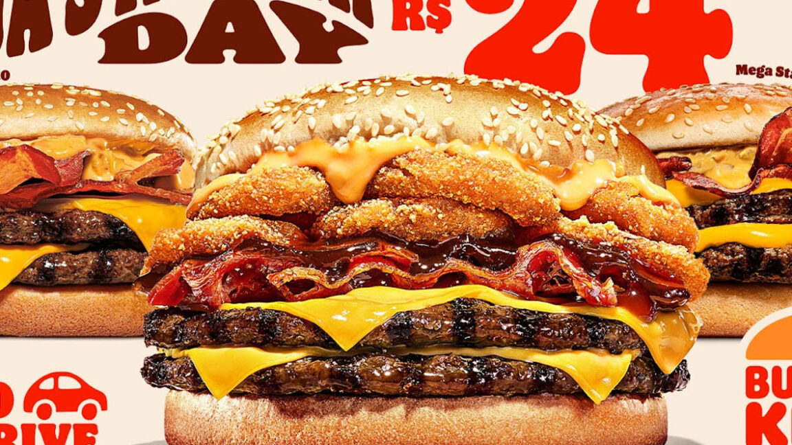 Burger King lança a promoção "Todo Dia, Toda Hora"