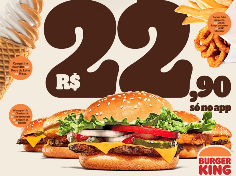 Mega Stacker entra em promoção no Burger King