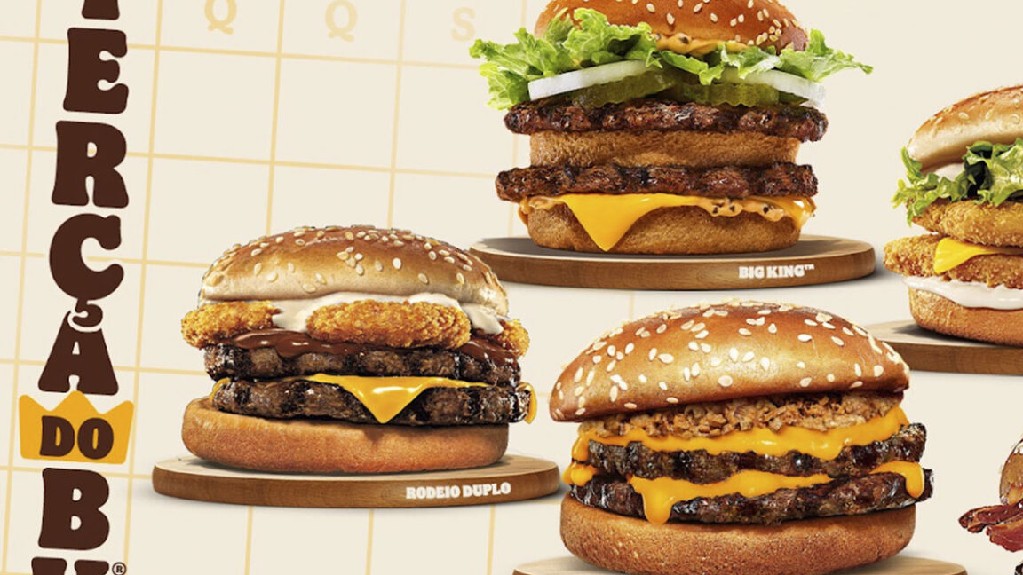 Mega Stacker entra em promoção no Burger King