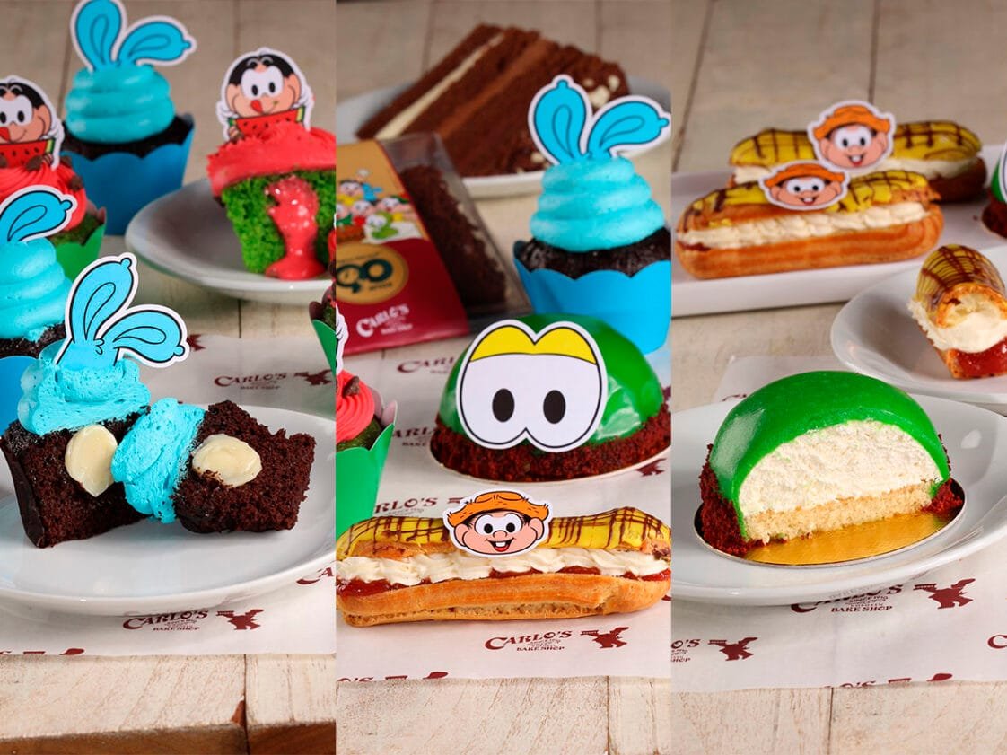 Carlo’s Bakery cria bolo especial inspirado na Turma da Mônica