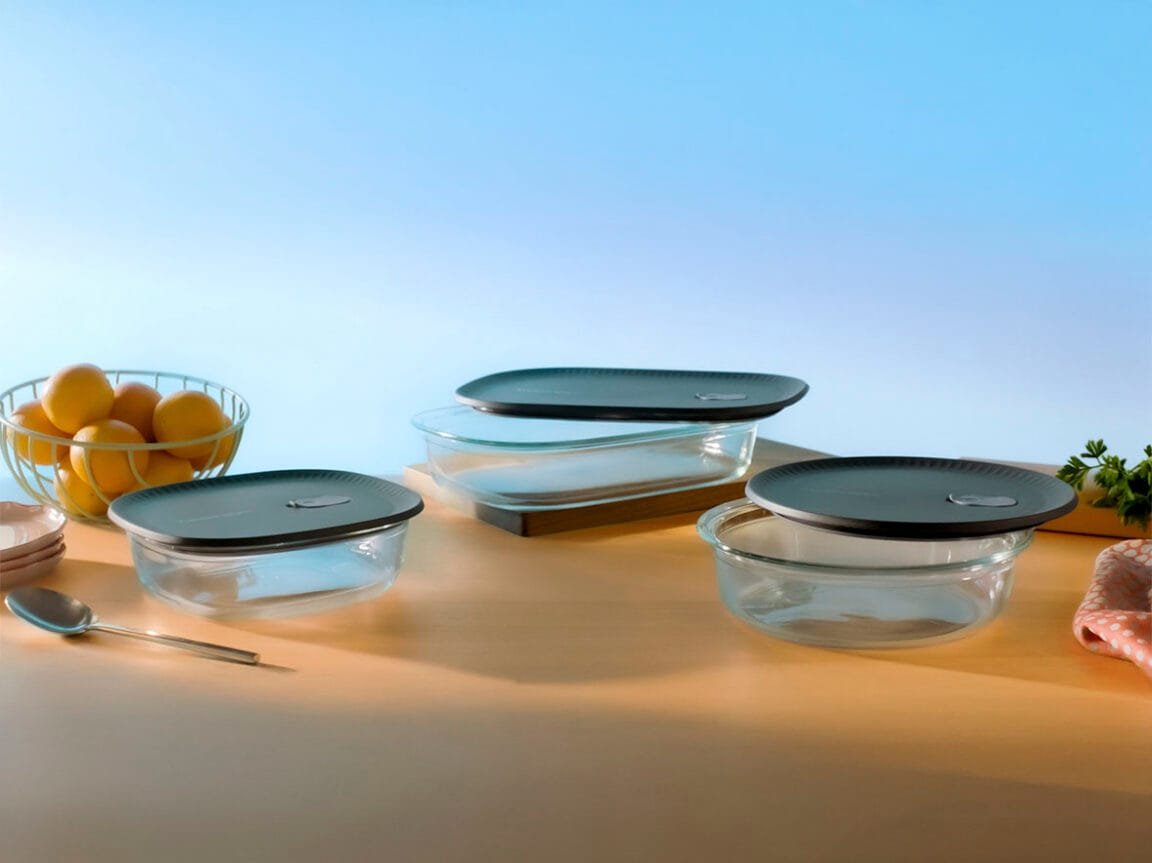 Nova linha Vitrea da Tupperware combina design versátil e alta resistência