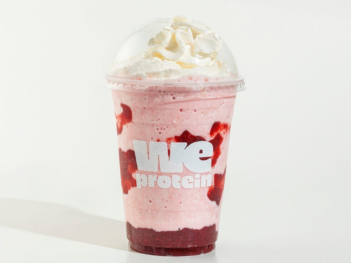 Pink Me Up zero açúcar chega às lojas We Protein em parceria com a Linea