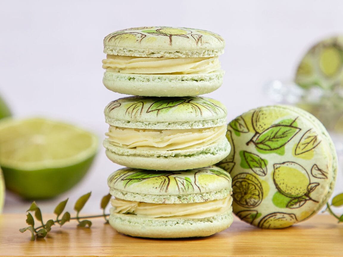 Le Petit Macarons apresenta macaron de caipirinha