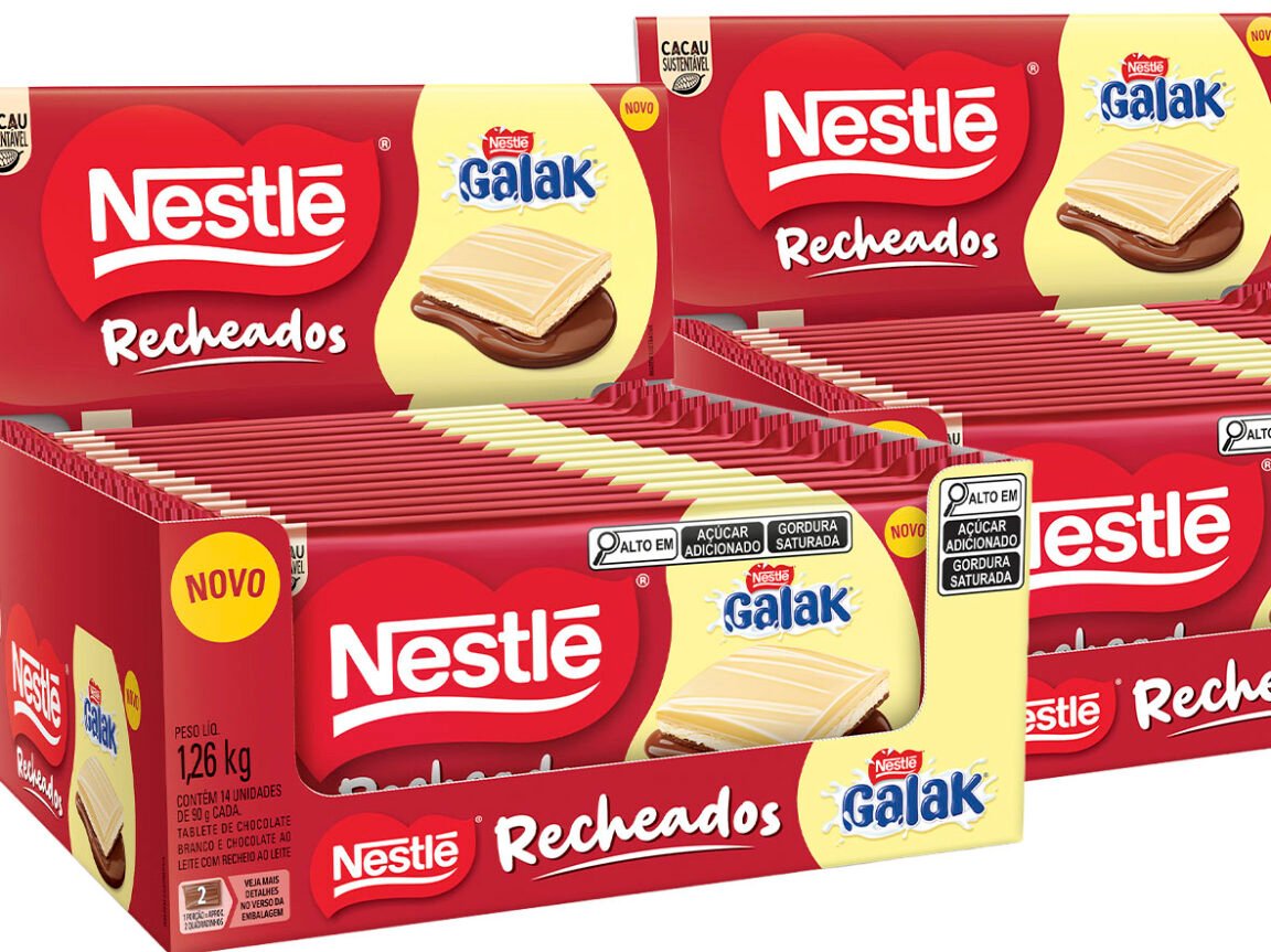Galak ganha versão recheada em tablete e reforça portfólio da Nestlé