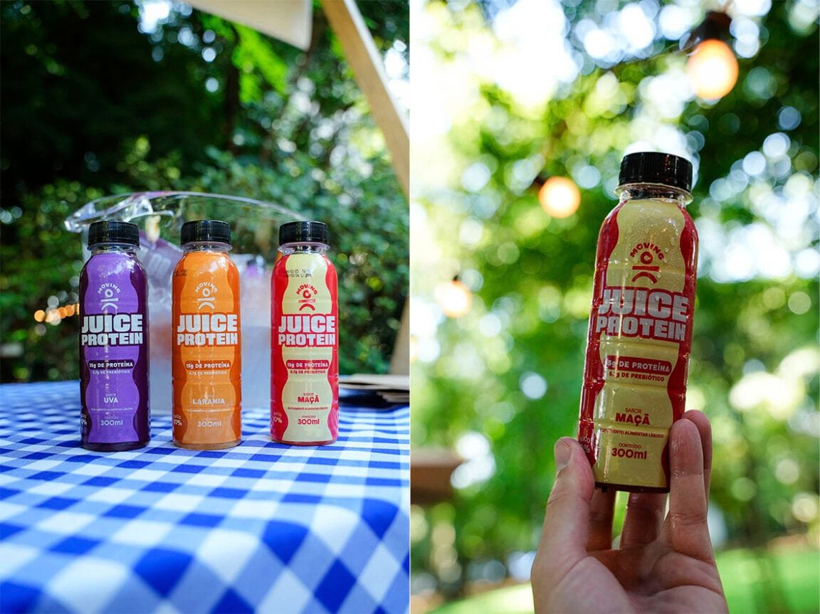 Chega ao Brasil Juice Protein, o suco com proteína e prebióticos da Moving