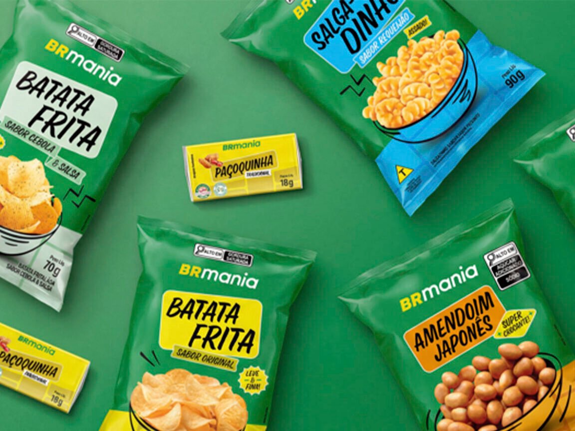 BR Mania reforça linha de marca própria e estreia snacks para o dia a dia