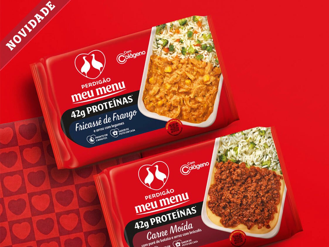 Perdigão Meu Menu lança refeições completas com 42g de proteína