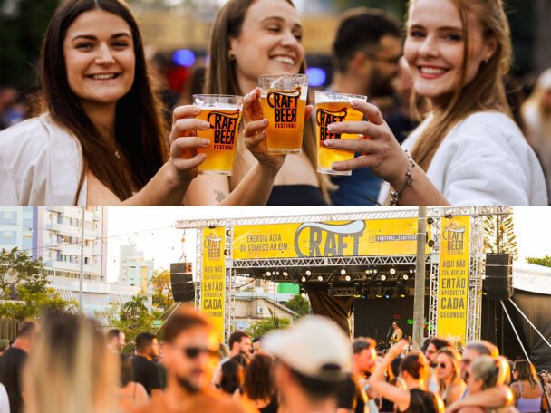 Craft Beer Joinville reúne mais de 200 chopes e 16 bandas