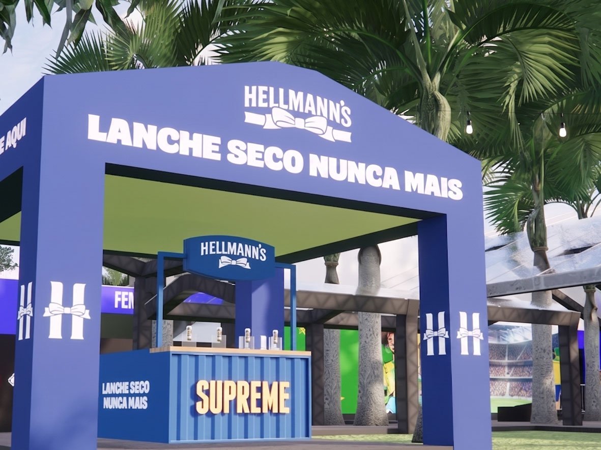 Hellmann’s leva burgers exclusivos e linha Supreme à Casa CazéTV