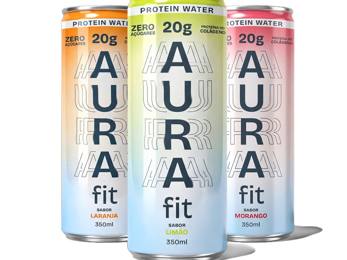 Organique lança Aura Fit, água proteinada com 20g de proteína